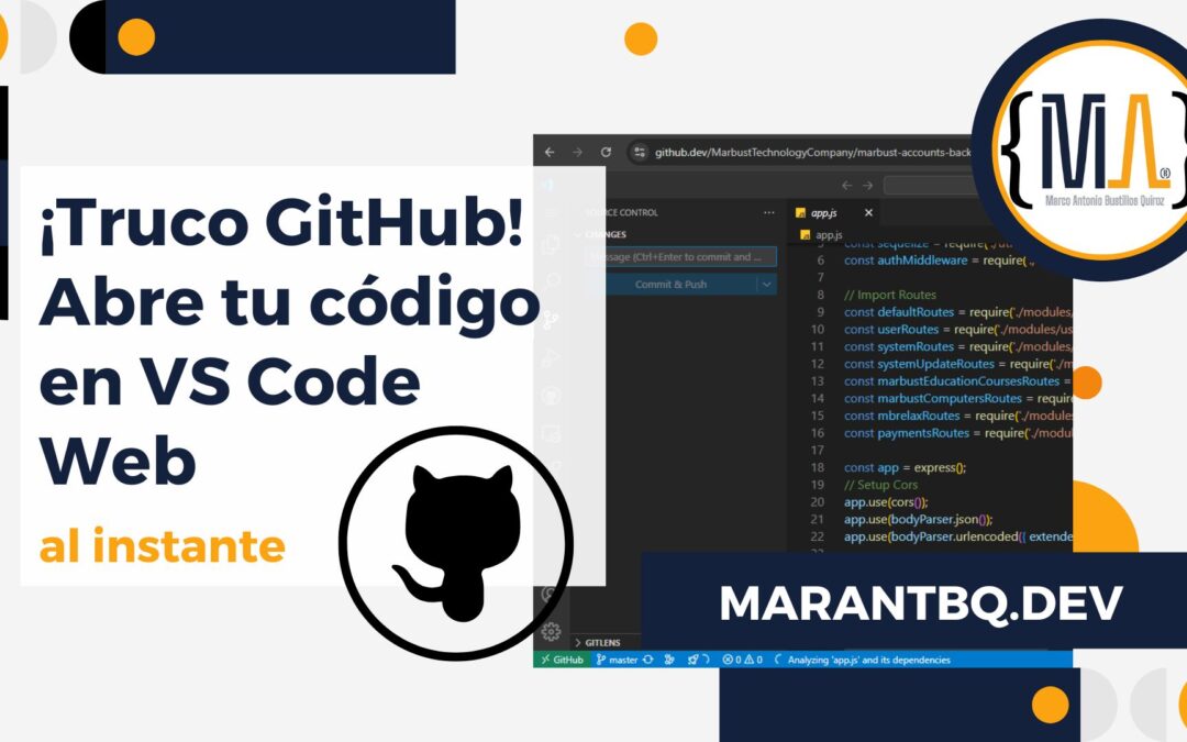 Visual Studio Code Web en GitHub: Guía Paso a Paso